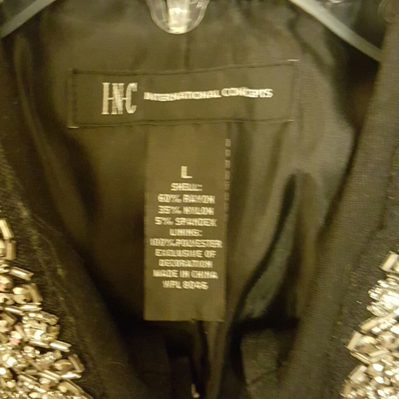 INC International Concepts | Jackets & Coats | Adorable Inc Black ...